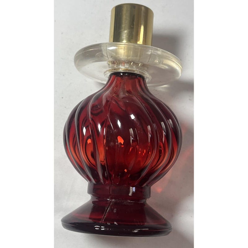 Avon Red Glassware - Etsy