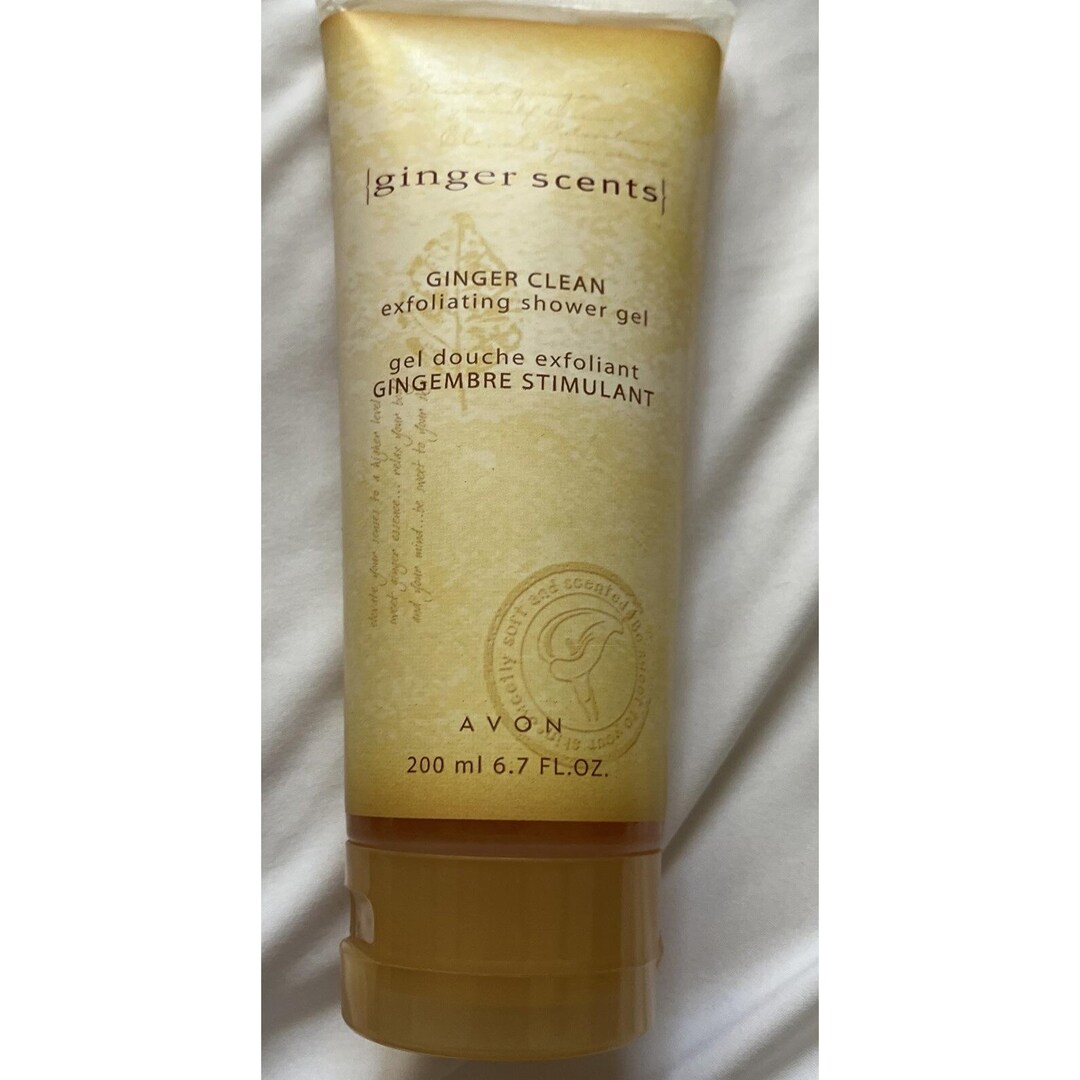 New Old Stock AVON Ginger Scents Ginger Clean Exfoliating Shower Gel ...
