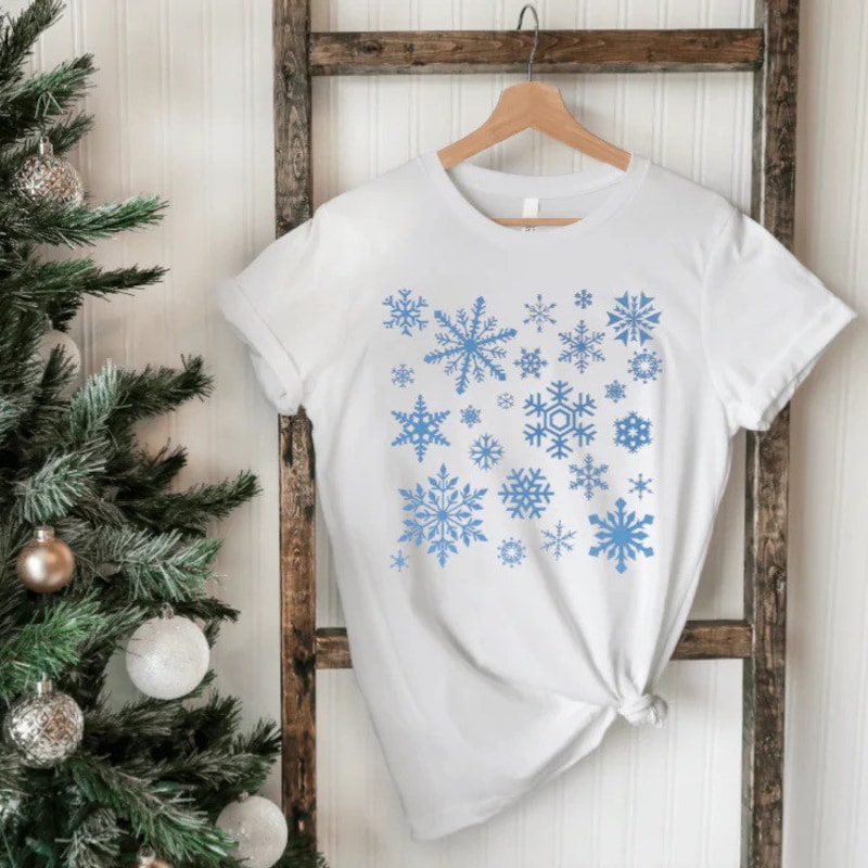 Snowflake Shirt - Etsy