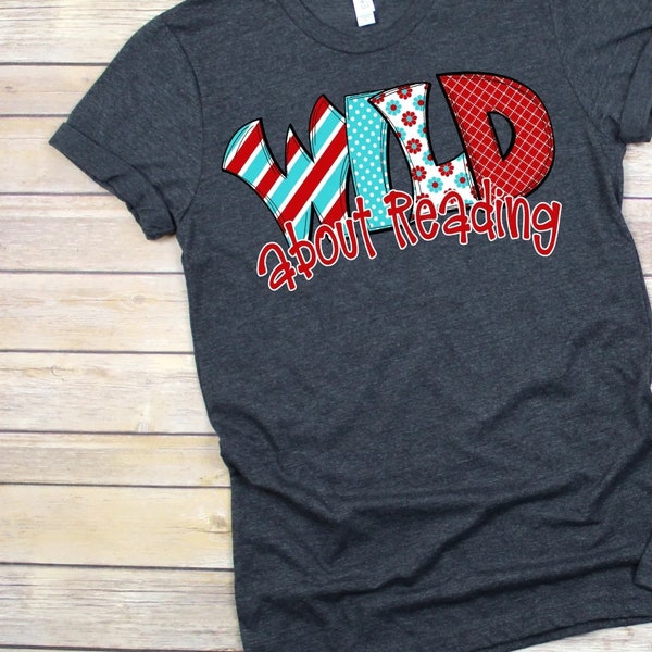 Wild Reading Svg - Etsy