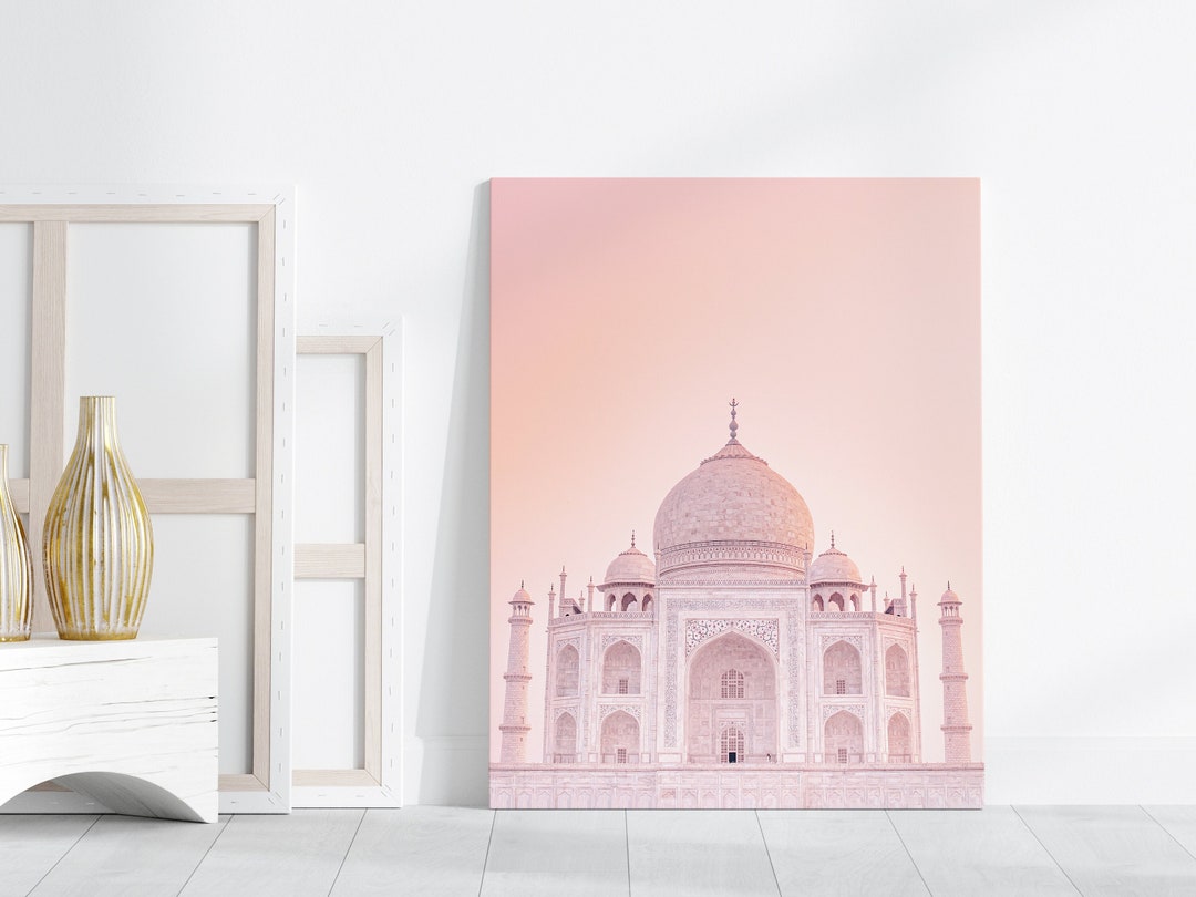 Taj Mahal in Pink | INSTANT DOWNLOAD | Digital Print | Photography ...
