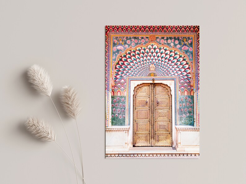 Vibrant Indian Doors Set of 3 Digital Prints Instant - Etsy