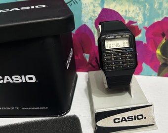 Rare Beautiful Casio CA-50 Calculator Watch Module 437/ Vintage Back to the / Future NOS Digit ...