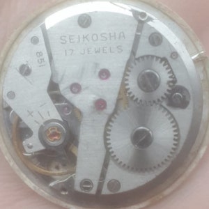 RARE Vintage Seiko Fairway J13048 Vintage Diashock 21 Jewels Manual Winding Mens Watch Auth ...