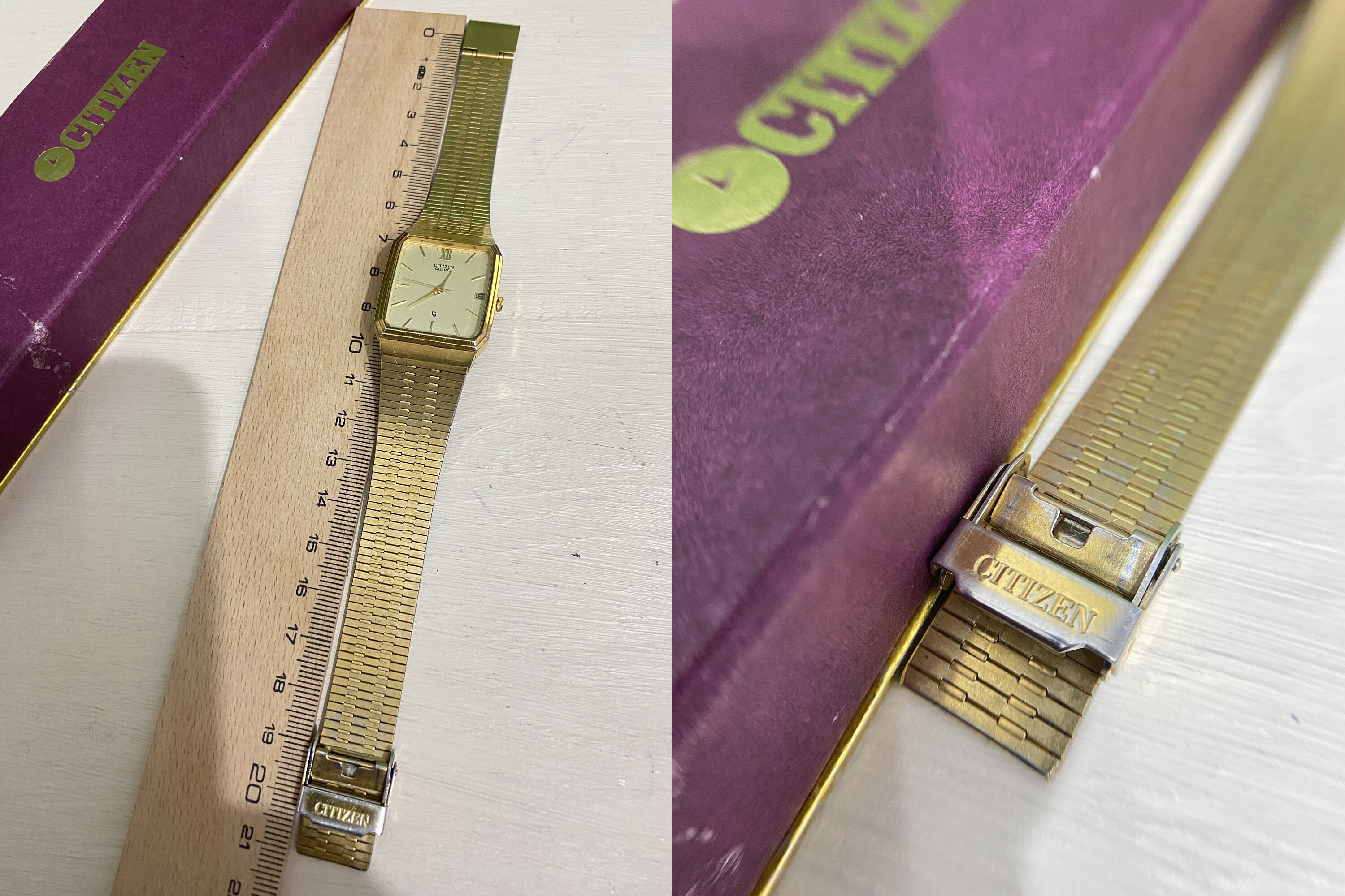 Vintage Citizen 3810-S01353 Men's Wrist Watch/ Gold Color/ - Etsy