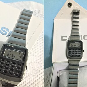 Casio CA-506 Data Bank Series / Silver Color Stainless Steel Watch ...