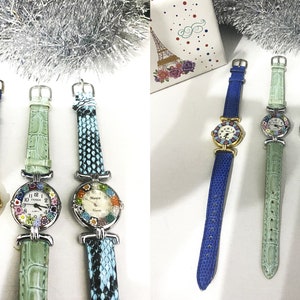 Set of 3 Murano Glass (venice) Women's Watch/ Very Good Condition ...