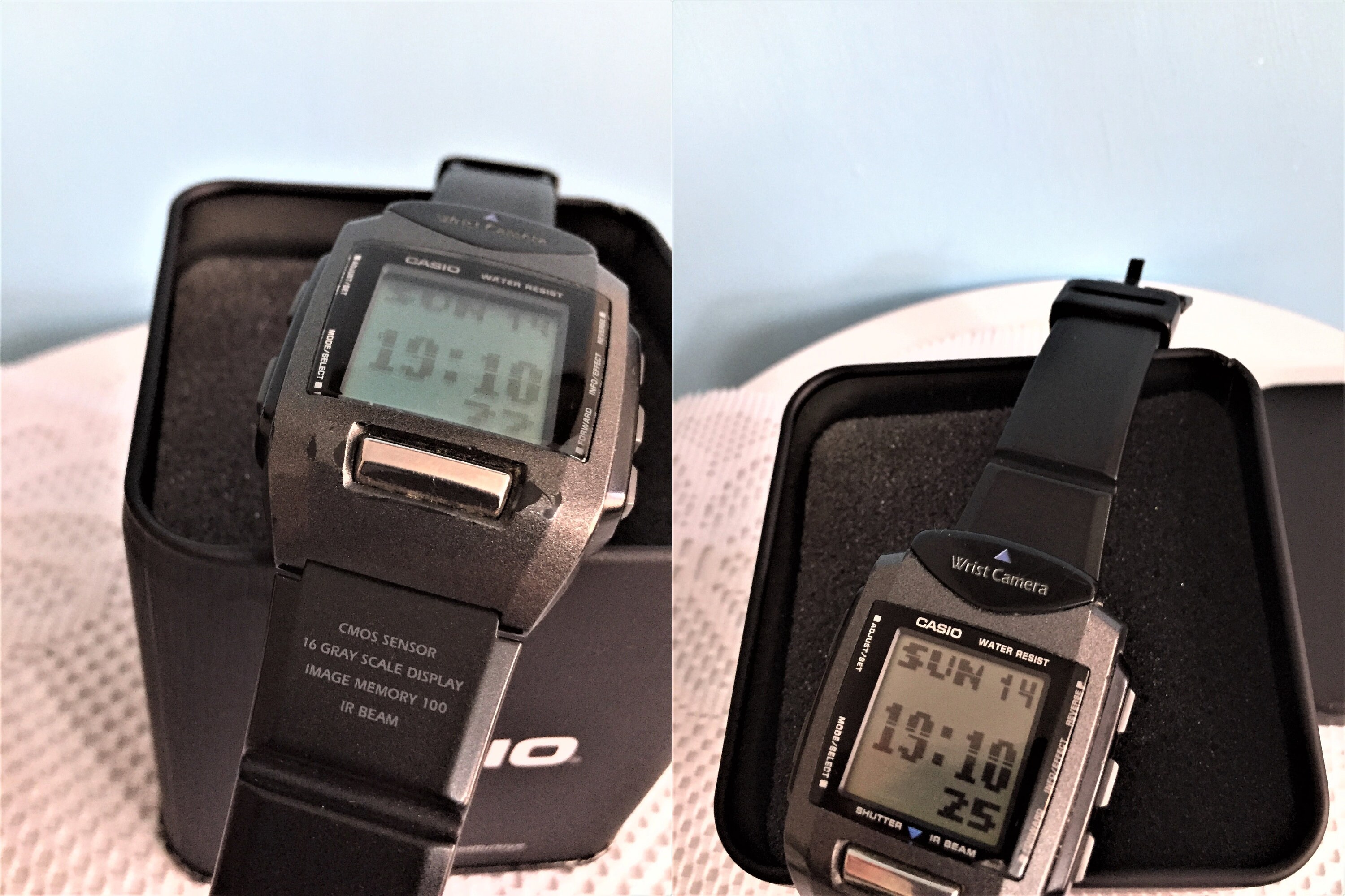 Rare Casio WQV-1 Wrist Camera Watch Module 2220/ Orginal Strap ...