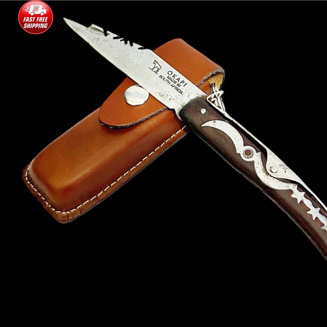 ULTRA RARE Okapi Knife, South Africa, Collectible Steel Kitchen Knife ...