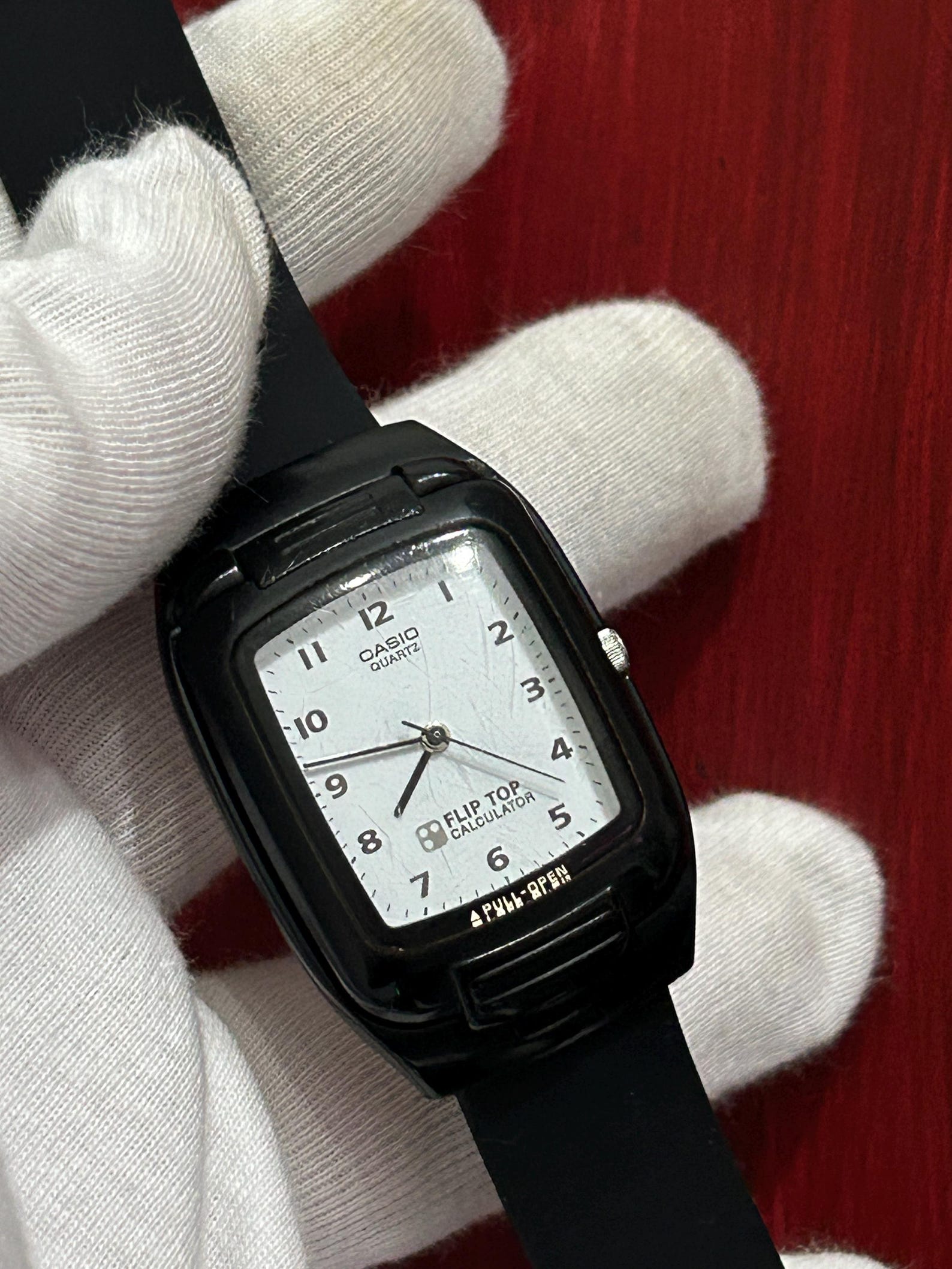 RARE Vintage Casio Flip Top FTP-10/ Module 760 /mens Watch Japan Made ...