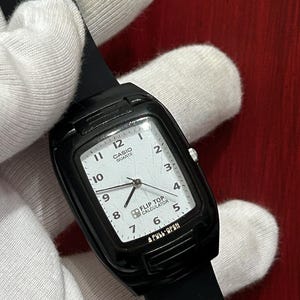 RARE Vintage Casio Flip Top FTP-10/ Module 760 /mens Watch Japan Made ...