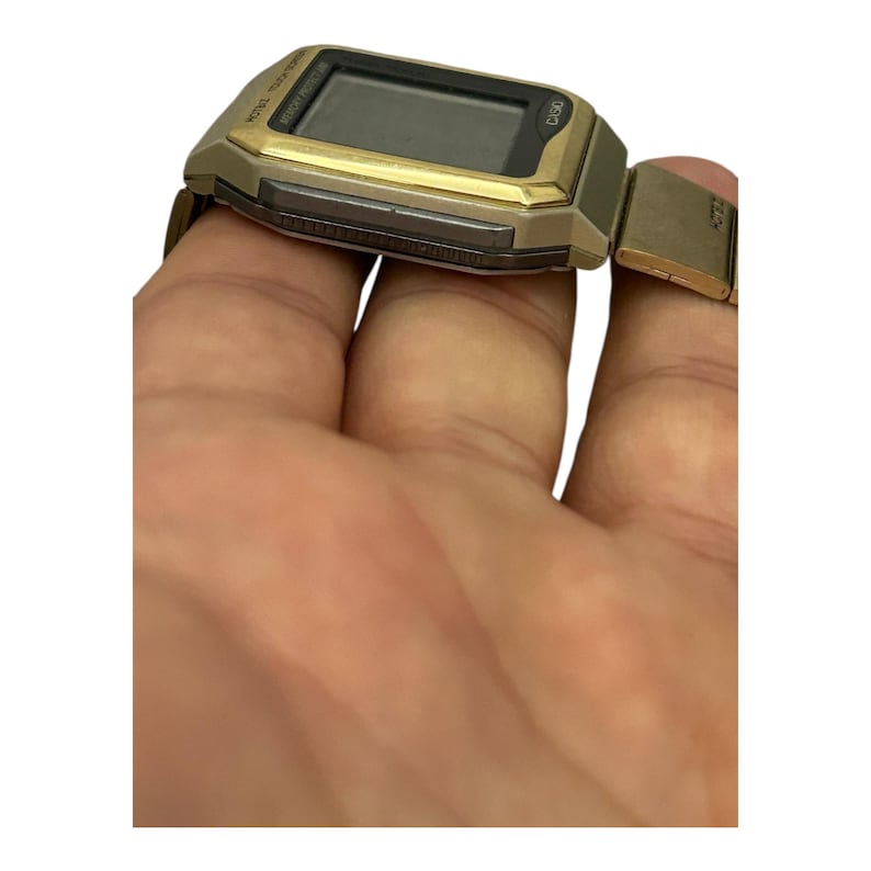 Vintage RARE Casio HOTBIZ VDB-3000 Touch Screen Memory Rare Gold Color ...
