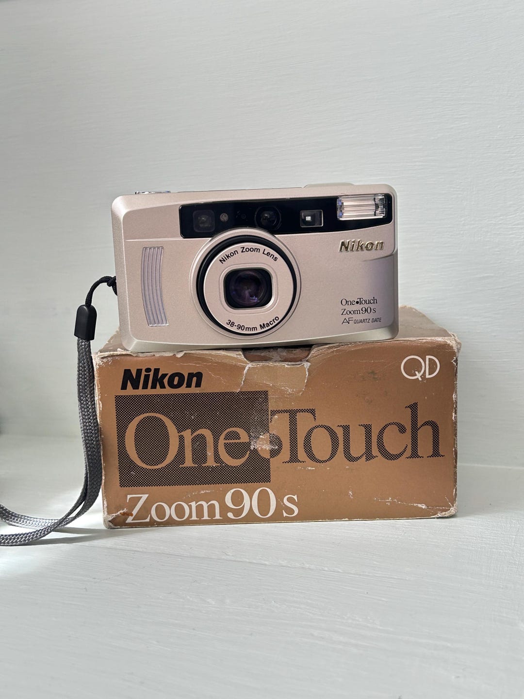 Vintage Nikon One Touch Zoom 90s Full Set/ Orginal Box/ Orginal Case ...