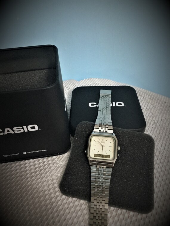 RARE Vintage Casio AQ-351W watch 1980s/ Very good co… - Gem