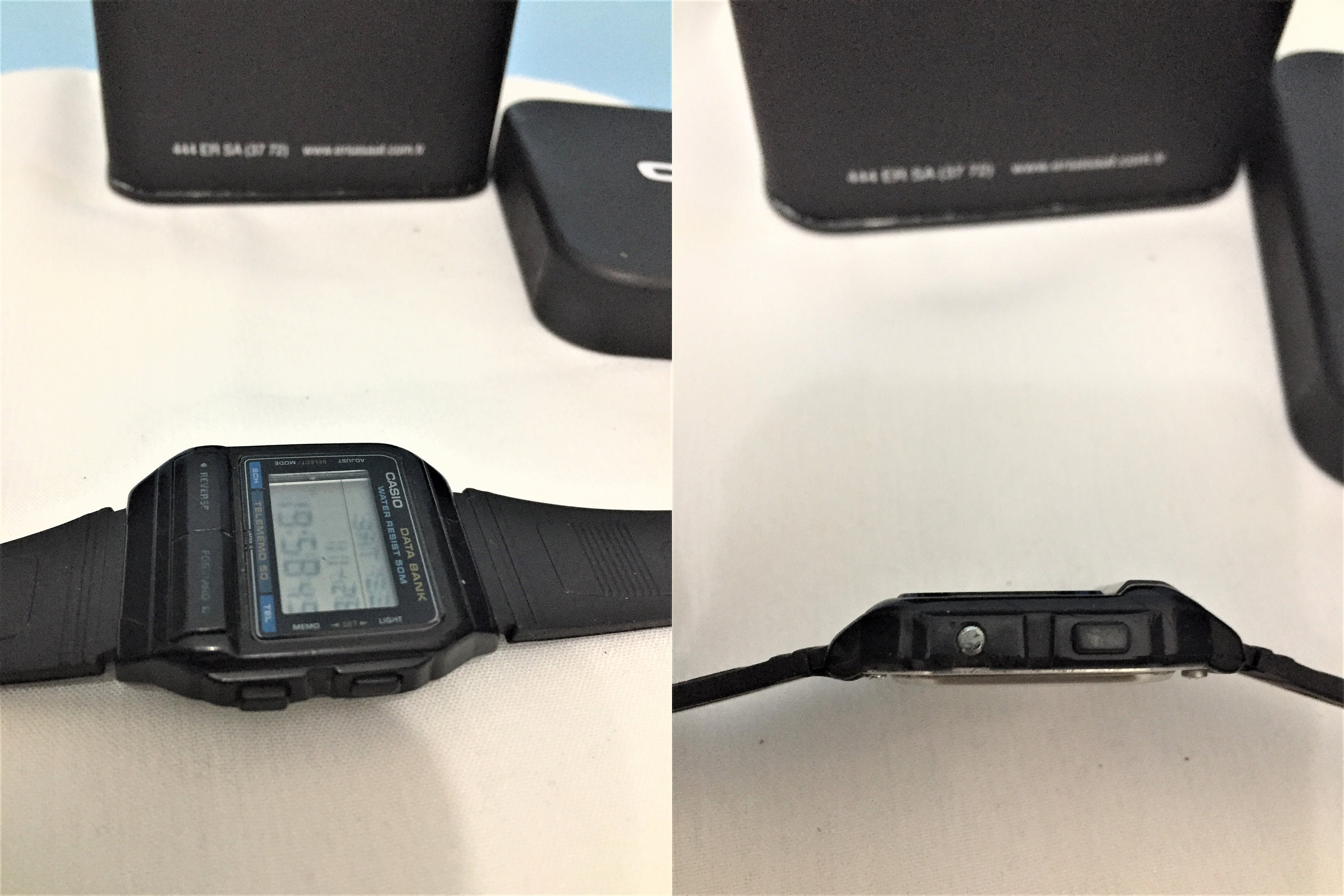 Vintage Rare CASIO Databank 50 DB-55W/ Very Good Condition / Very Good Strap/ Modüle: 675 ...