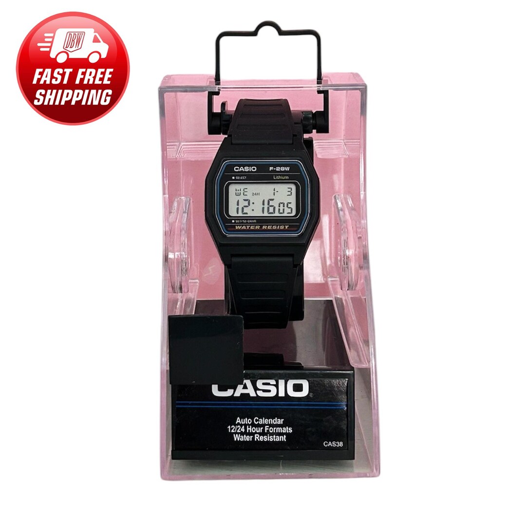 Buy Unused RARE Casio F-28W Vintage Digital Watch NOS Collectible ...