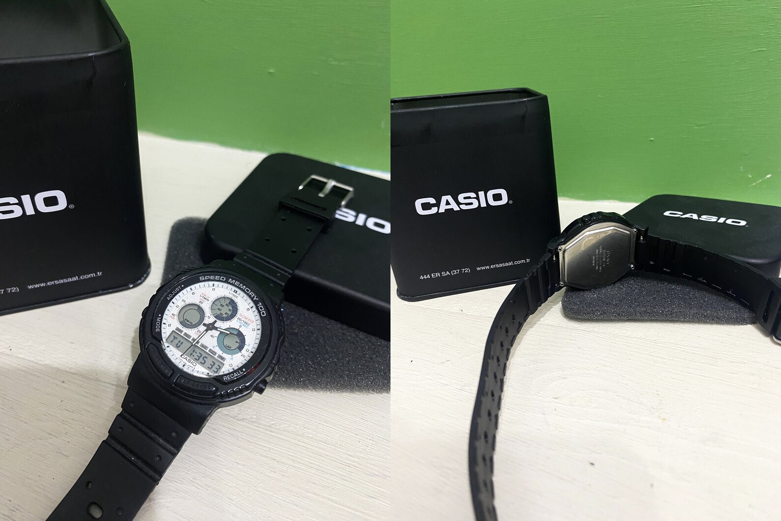 Vintage Casio Aw-20/ Module 384 Speed Memory 100 Mens Watch ...