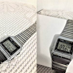 Db-520 Vintage Casio Data Bank Telememo 50/ Watch Model 675 Japan/ World Time Alarm Wrist Watch ...