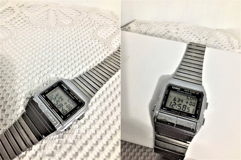 Db-520 Vintage Casio Data Bank Telememo 50/ Watch Model 675 - Etsy
