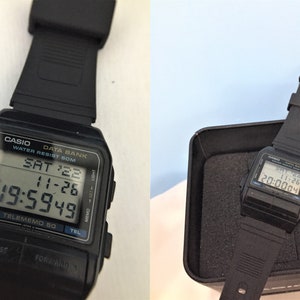 Vintage Rare CASIO Databank 50 DB-55W/ Very Good Condition / Very Good Strap/ Modüle: 675 ...