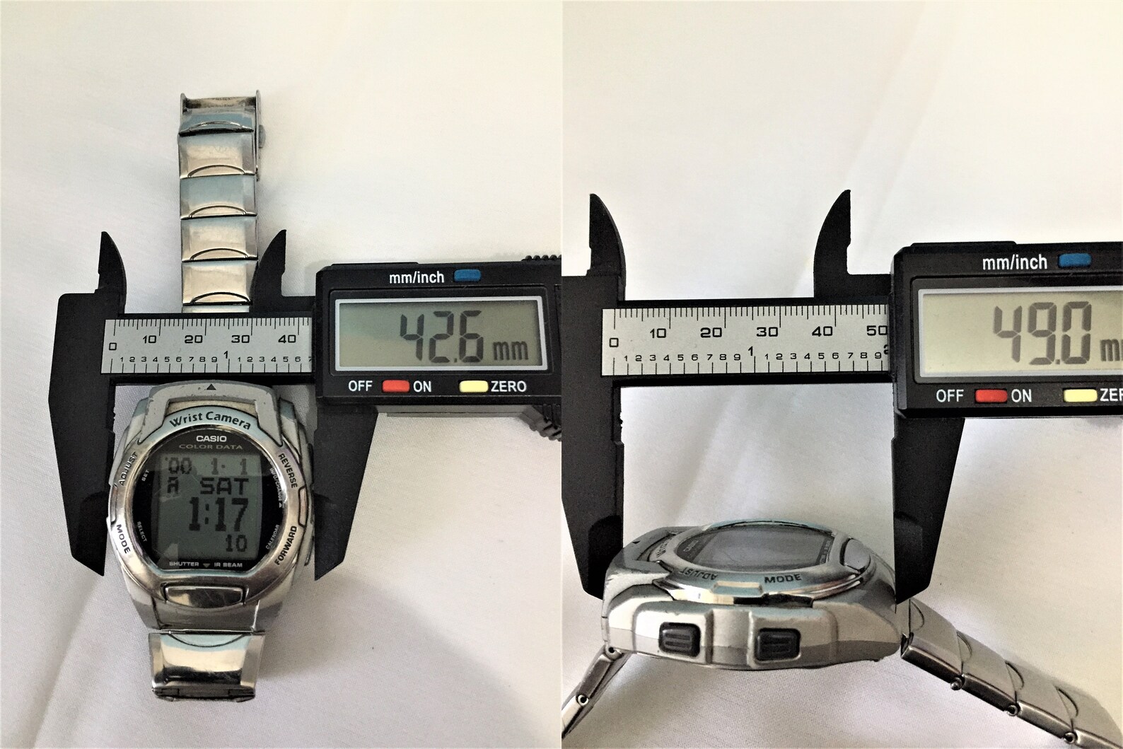 Rare Casio WQV-3 Wrist Camera Watch Module 2411/ Orginal Stell Cord ...