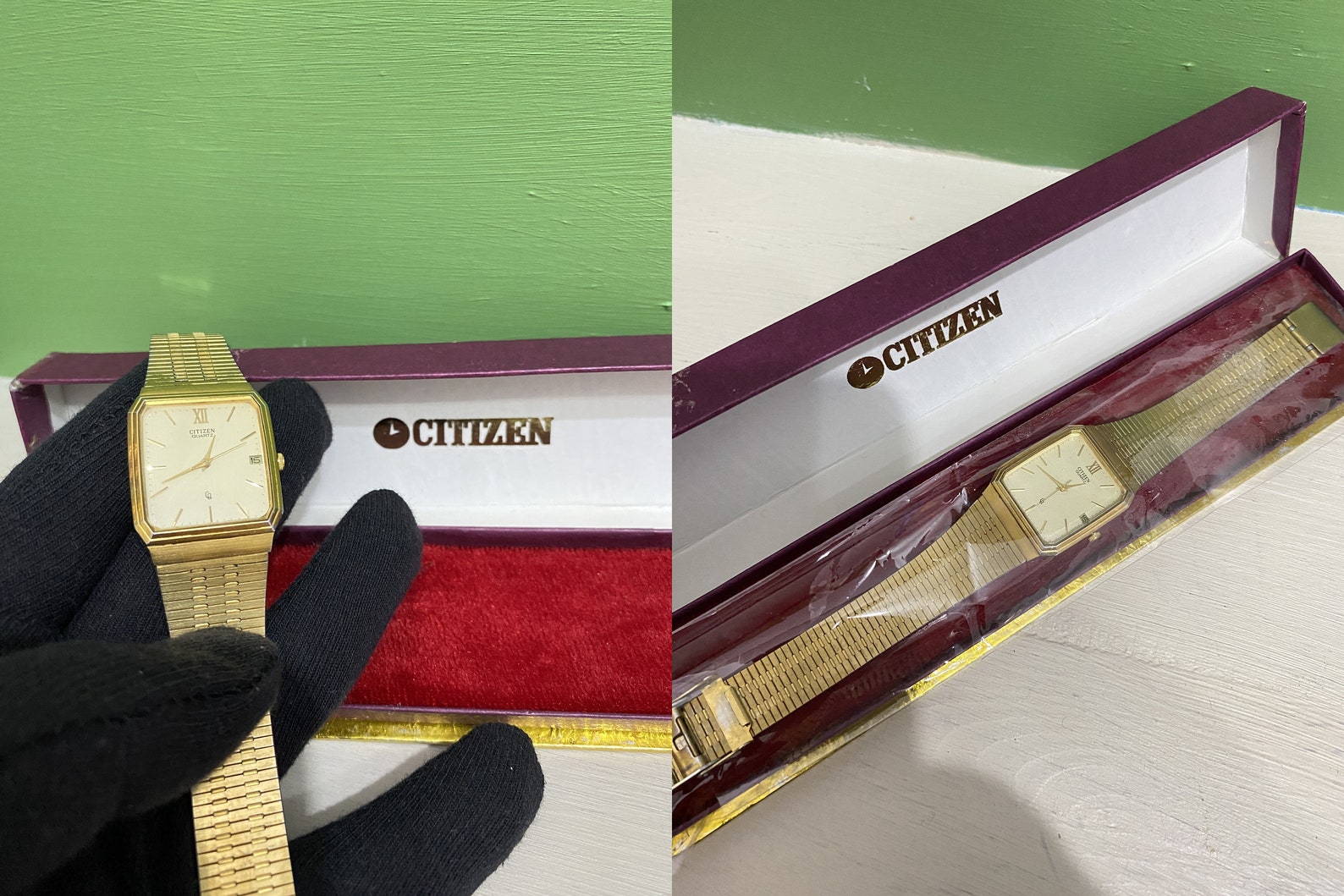 Vintage Citizen 3810-S01353 Men's Wrist Watch/ Gold Color/ - Etsy