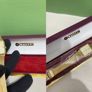 Vintage Citizen 3810-S01353 Men's Wrist Watch/ Gold Color/ New Battery ...