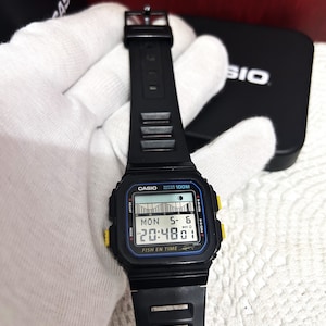 Very RARE Casio FT-100W Fish En Time Digital Watch Marlin 844 Japan M ...