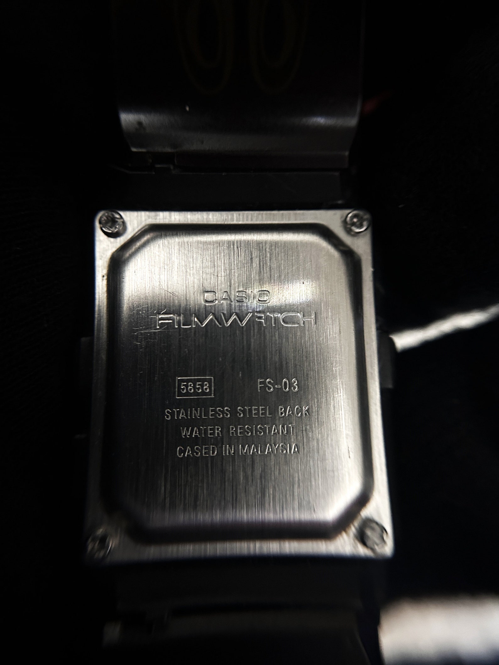 Vintage CASIO Filmwatch FS-03 (5858) Dual Time Quartz Watch and Digital ...