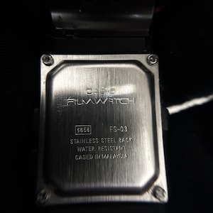 Vintage CASIO Filmwatch FS-03 (5858) Dual Time Quartz Watch and Digital ...
