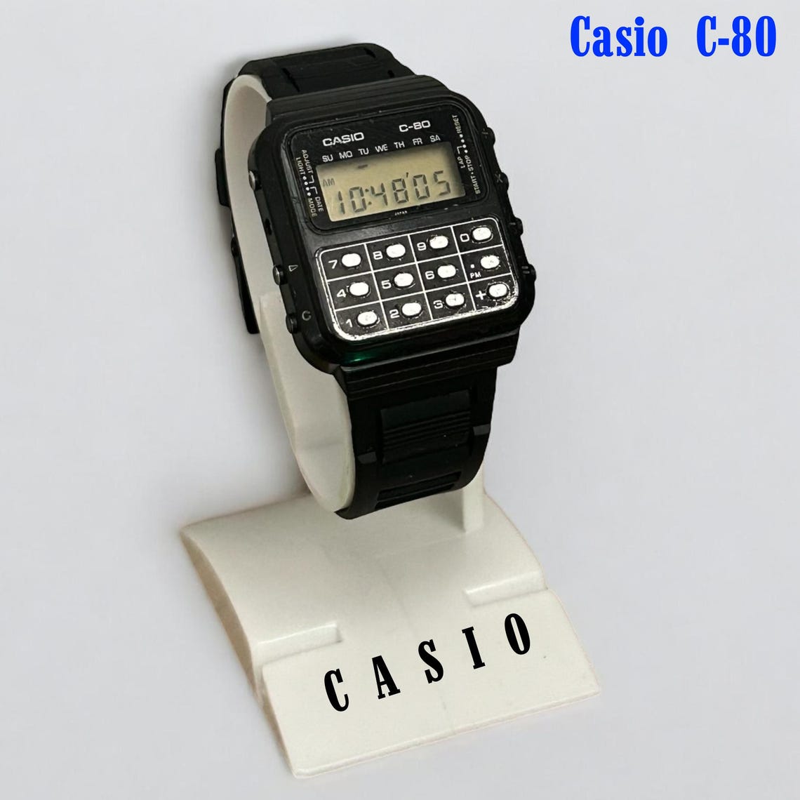 Vintage Casio C-80 Calculator/ Watch Module 133 Graphing Calculator ...