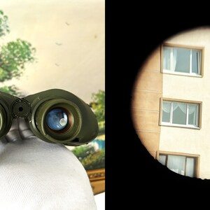 Square 7X50 Military Handheld Binoculars Green Color - Etsy