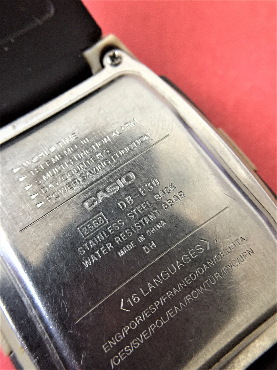 Vintage Casio DB-E30 Databank/ Solar Men's - Etsy