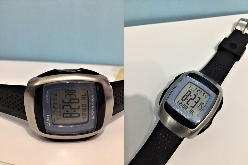 Casio EDB-100 Wrist/ Watch World Time E-data Bank Module 2417 Vintage ...
