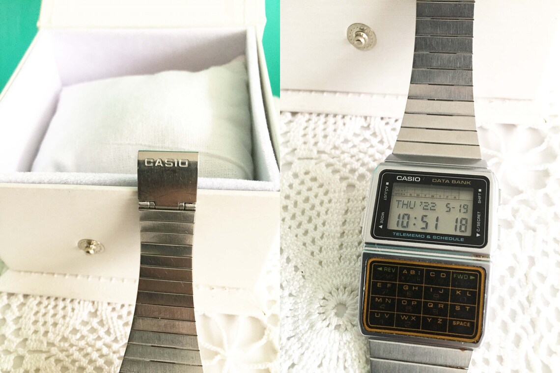 Vintage Casio DBC-610 Calculator Watch Module 676 /great Condition ...