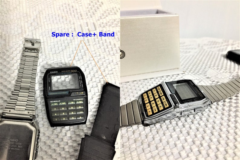 Very Rare Casio DBC-3000 Mod 1478 / Spare Case Slicone Band/ 1990s ...
