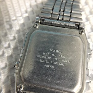 Vintage Casio AL-180 Batteryless. Vintage Retro/ Military Army Pilot ...