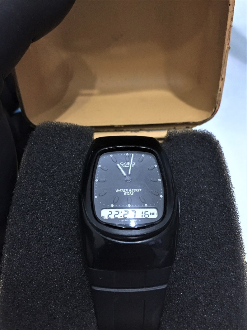 RETRO Vintage Casio Aw 36 Watch Japon-p Mod304 /very Good Condition/ Water Resistant/special ...