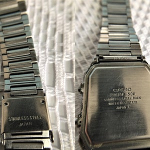 Rare Casio Ab-500 Databank / Analogue /digital Watch Mod 386/ Dual ...