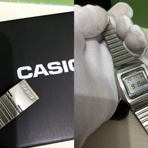 Rare Collectible Vtg Casio Casiotron/ TRN-110 LIQUID Crystal Digital ...