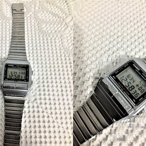 Db-520 Vintage Casio Data Bank Telememo 50/ Watch Model 675 Japan/ World Time Alarm Wrist Watch ...