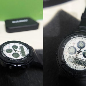 Vintage Casio Aw-20/ Module 384 Speed Memory 100 Mens Watch ...