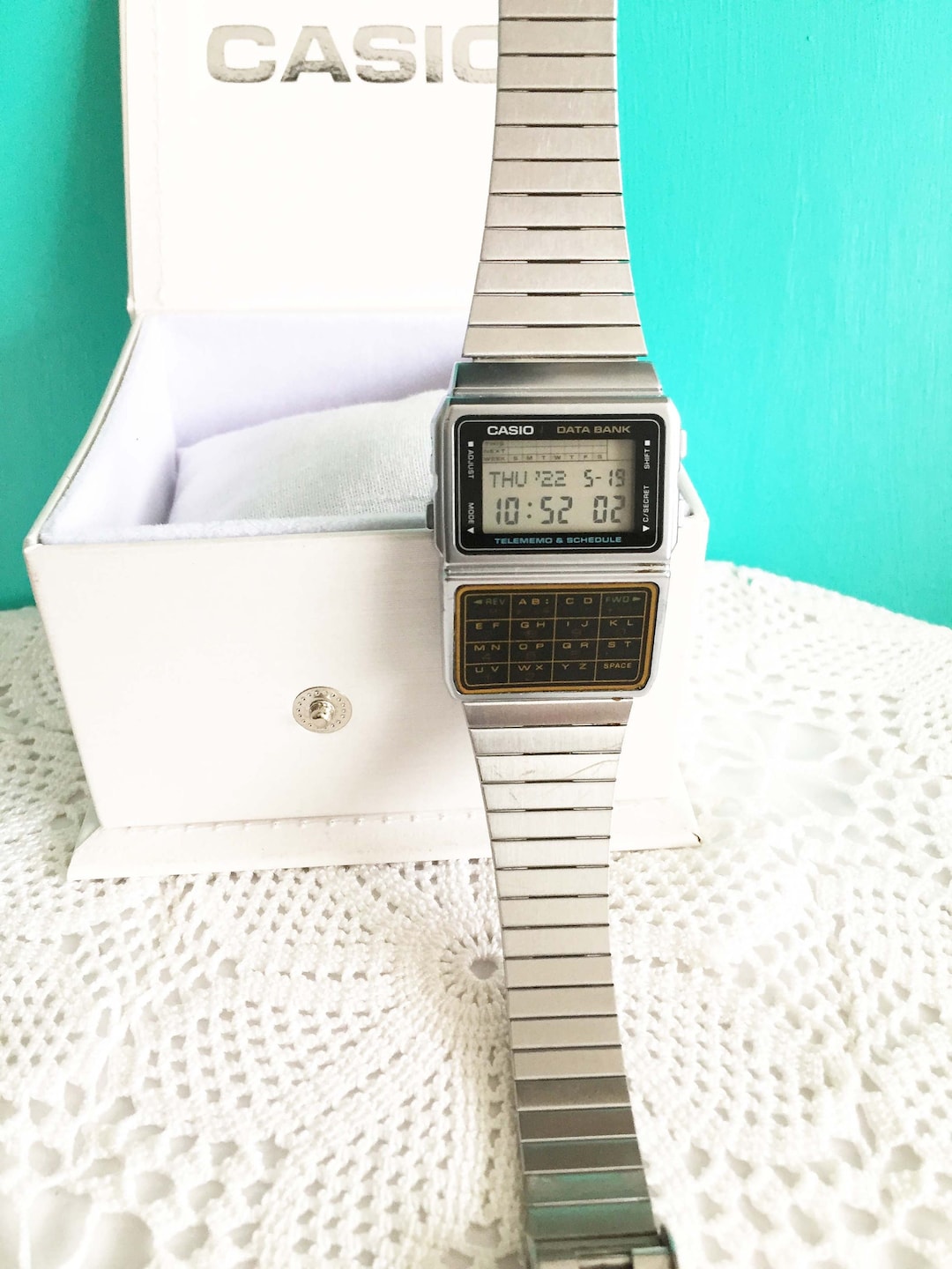 Vintage Casio DBC-610 Calculator Watch Module 676 /great Condition ...