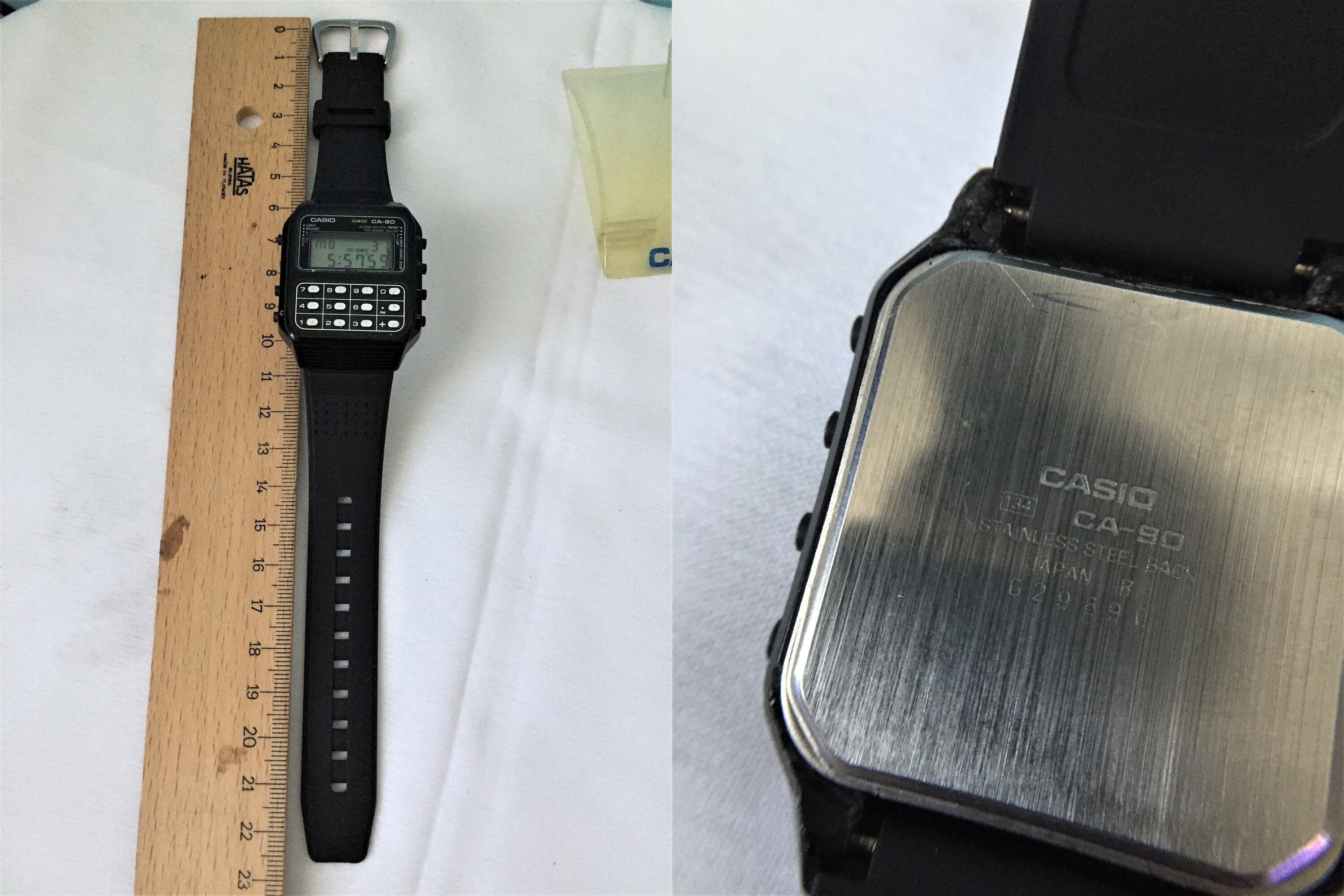 Vintage Casio CA-90 / Digital Calculator Japan Made Watch/ 134. Japon R ...