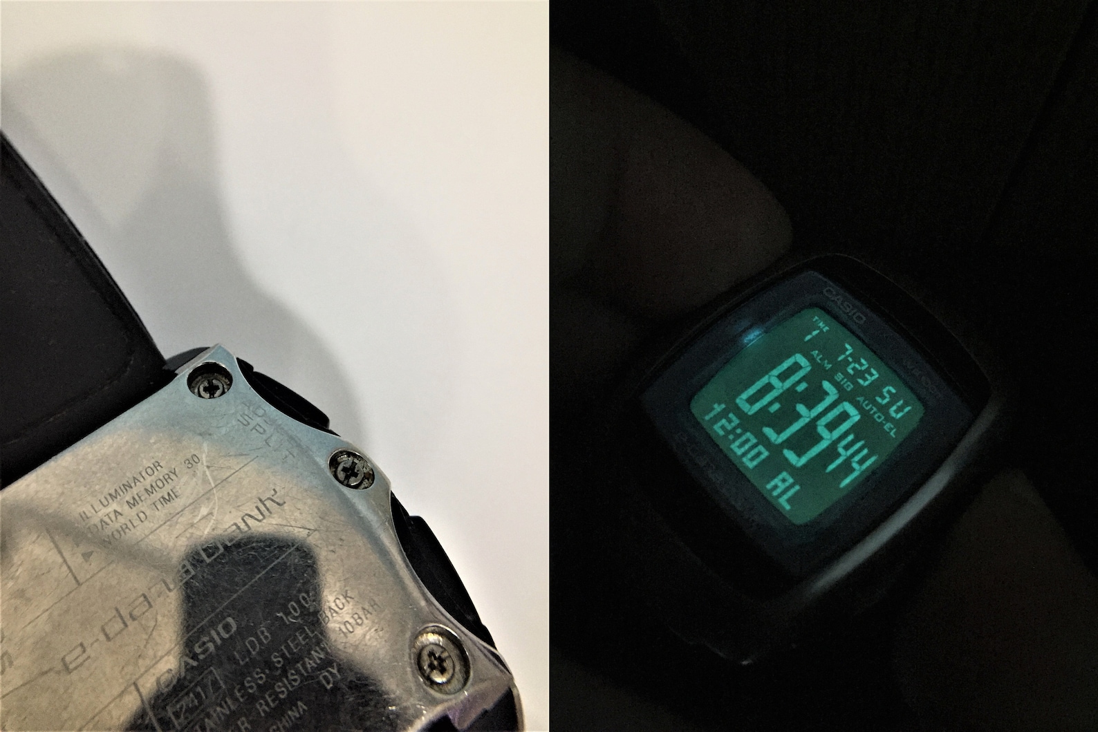 Casio EDB-100 Wrist/ Watch World Time E-data Bank Module 2417 Vintage ...