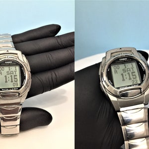 Rare Casio WQV-3 Wrist Camera Watch Module 2411/ Orginal Stell Cord ...