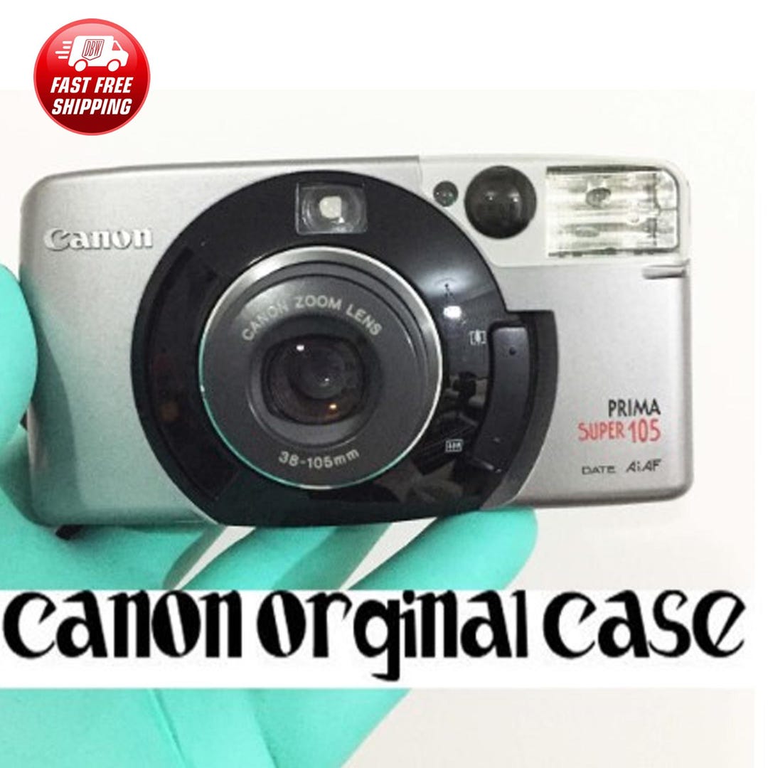 Canon Prima Super 105, Film Camera, 35mm, Point and Shoot, Autofocus ...