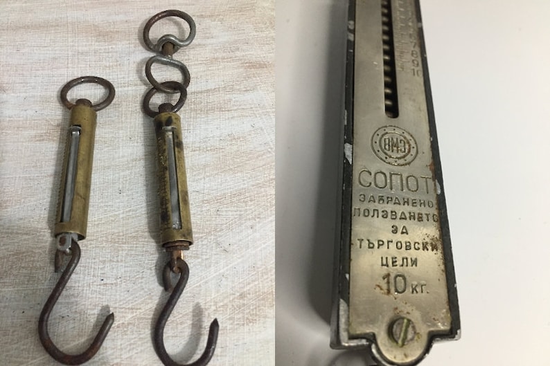 3 Pcs Set Soviet Kitchen Scale and Brass Vintage Scale - Etsy