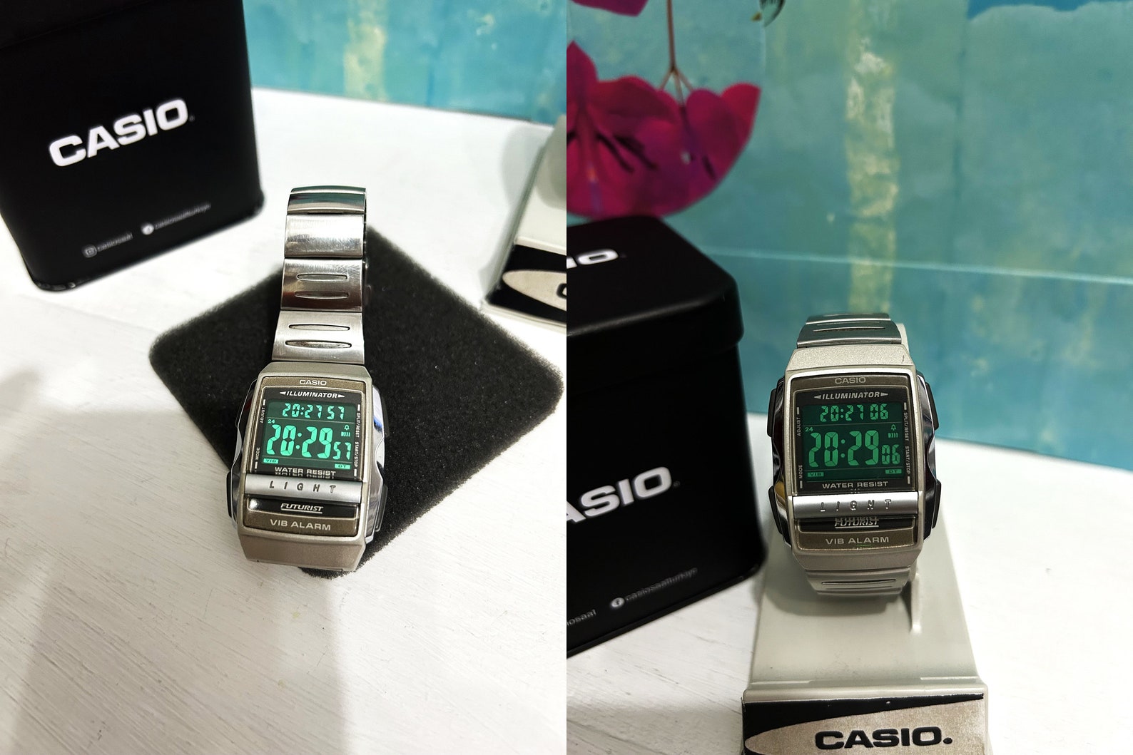 Casio A-220 Mod 1922/ Retro Casio /illuminator Vibrating Alarm/ Digital ...
