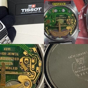 Very RARE Tissot F1 LCD Formula Watch 97010 Digital / Very Good ...